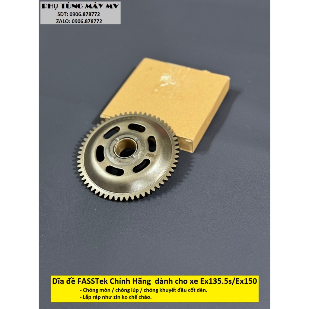 Dĩa đề FASSTek chính hãng dành cho xe Ex135.5s/Ex150 | Shopee Việt Nam