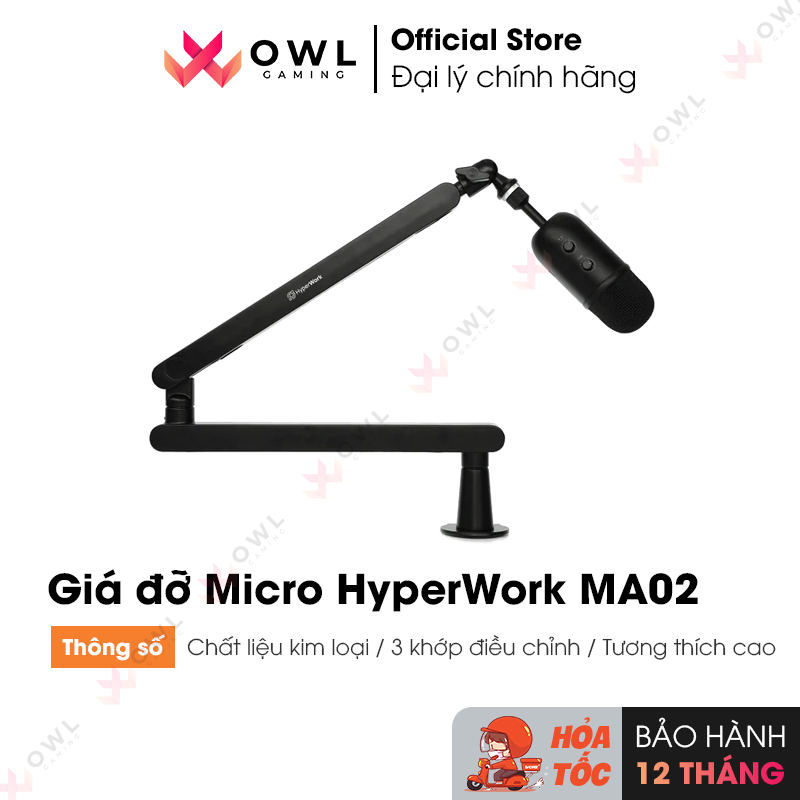 Giá đỡ Microphone HyperWork MA02 (Hàng chính hãng) | Shopee Việt Nam