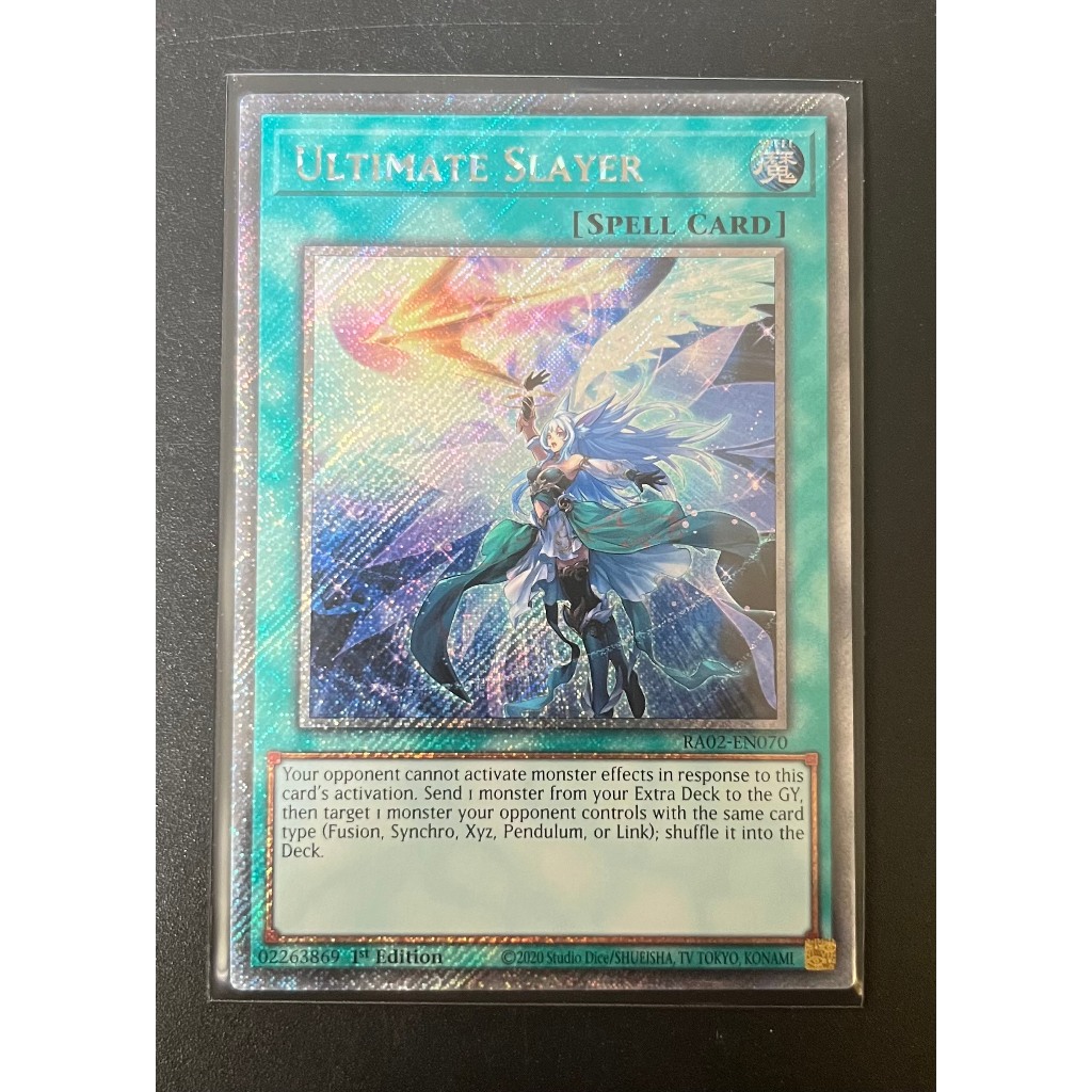 YMS - [Thẻ bài Yugioh] - [TCG-UK] - RA02-EN070 - Ultimate Slayer - Platinum Secret Rare 1st ...