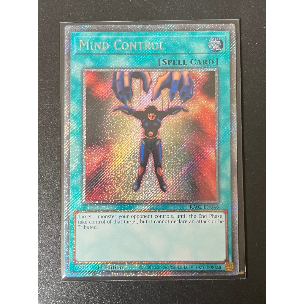 YMS - [Thẻ bài Yugioh] - [TCG-UK] - RA02-EN046 - Mind Control - Platinum Secret Rare 1st Edition ...