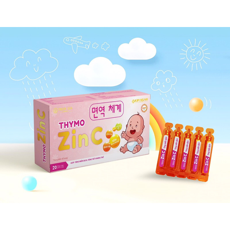Thymo ZinC có chứa Thymomodlin, vitamin C giúp tăng đề kháng, tăng hệ ...