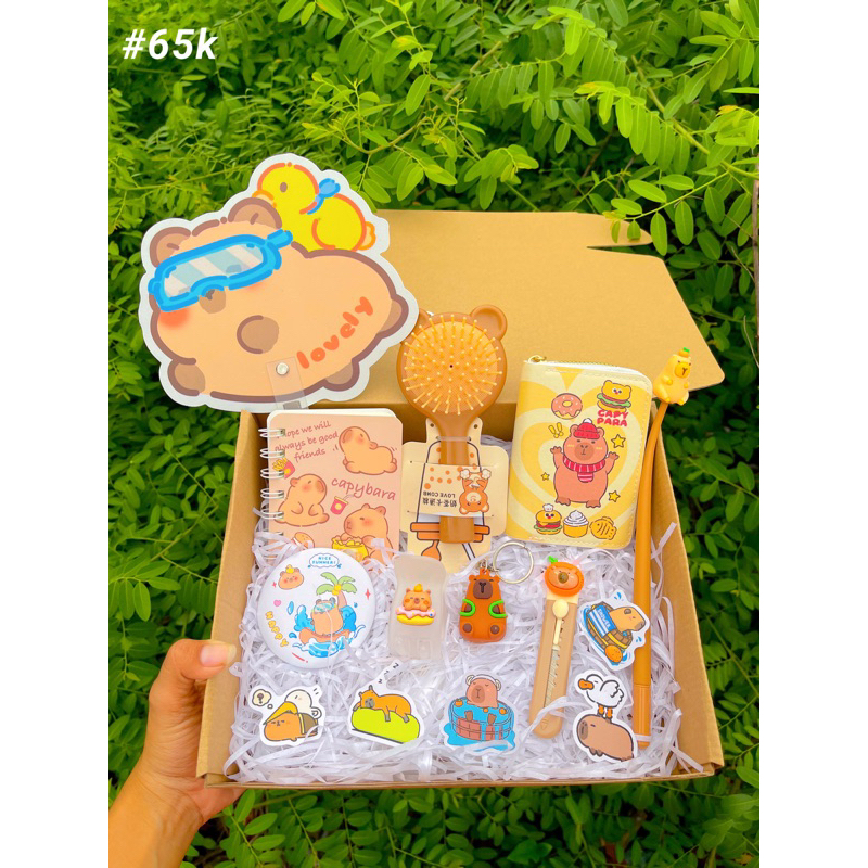 🐻 Set Quà Capybara 🐻 Combo quà tặng phụ kiện capybara xinh xắn - Set ...
