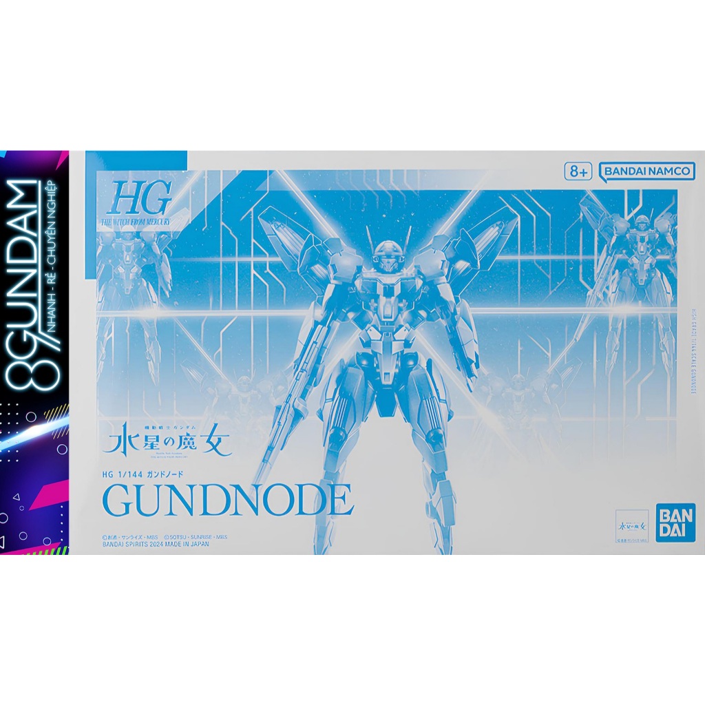 [CÓ SẴN] Mô Hình Lắp Ráp Gundam HG TWFM Gundnode (The Witch from ...