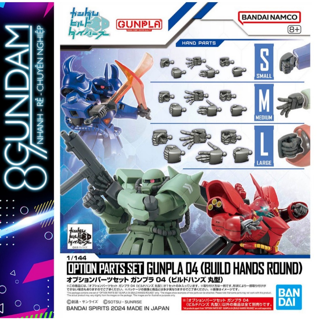 [CÓ SẴN] Mô Hình Lắp Ráp Phụ Kiện Option Parts Set Gunpla 04 (Build ...