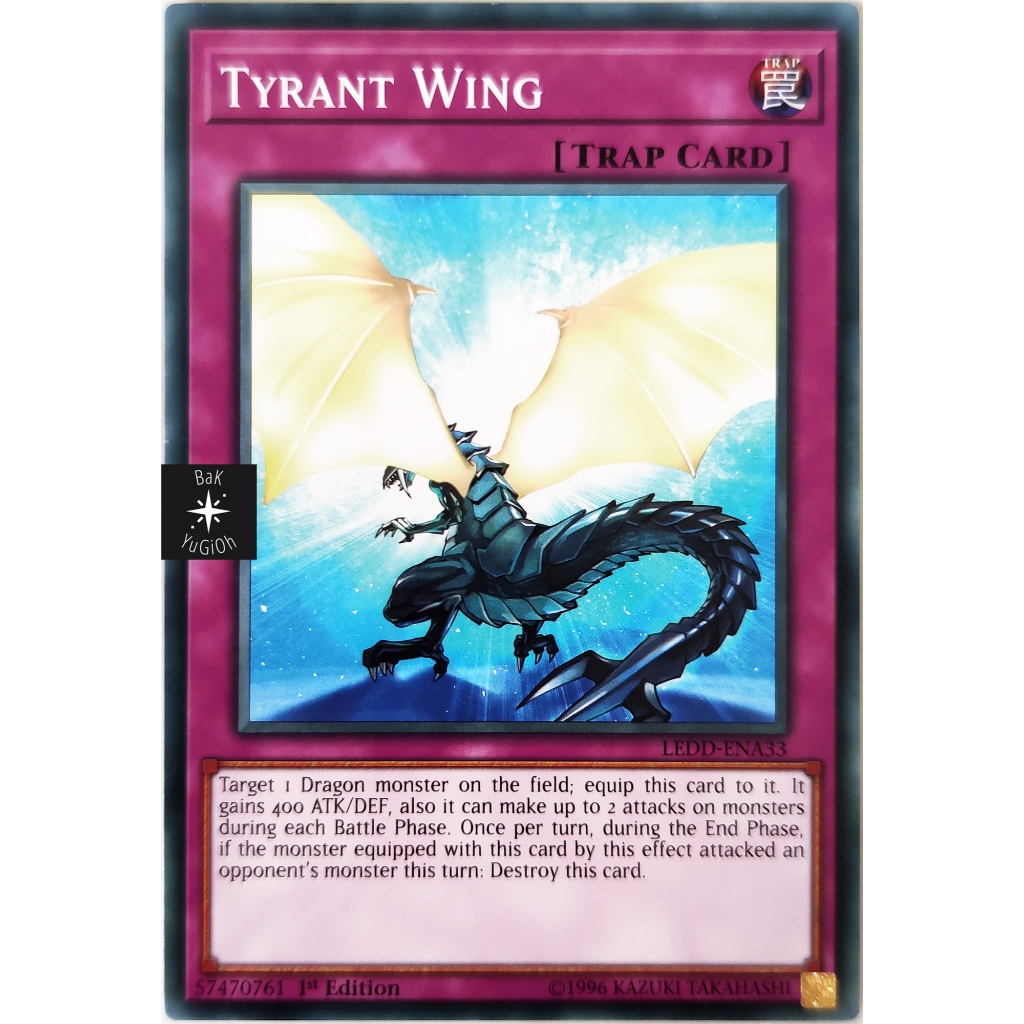 [BaK Yugioh] Tyrant Wing |EN+JP| Common [Chính Hãng] | Shopee Việt Nam