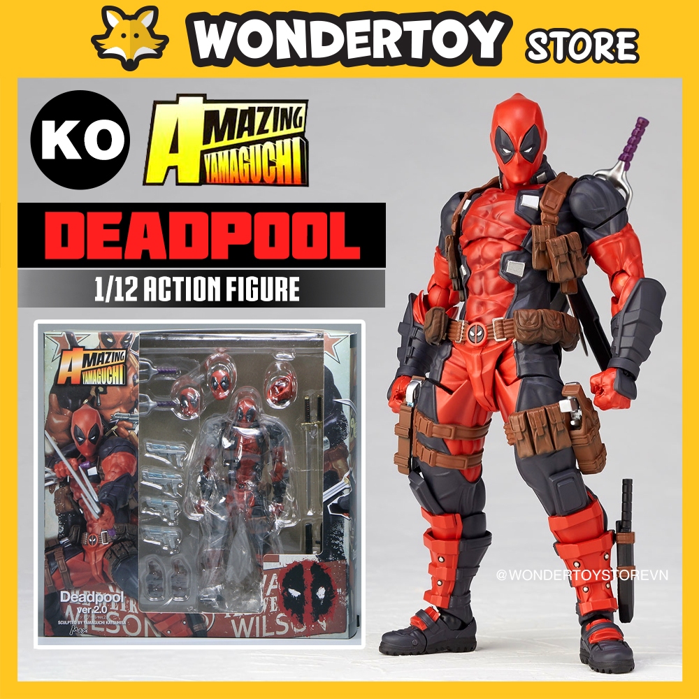 Mô hình Revoltech Amazing Yamaguchi Marvel Deadpool 2.0 1/12 Action ...