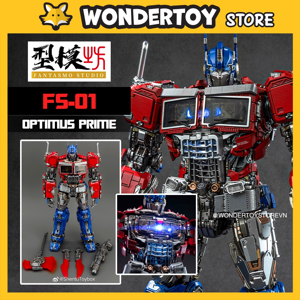 Mô hình Fantasmo FS-01 Elite Leader Optimus Prime Action Figure FS01 | Shopee Việt Nam