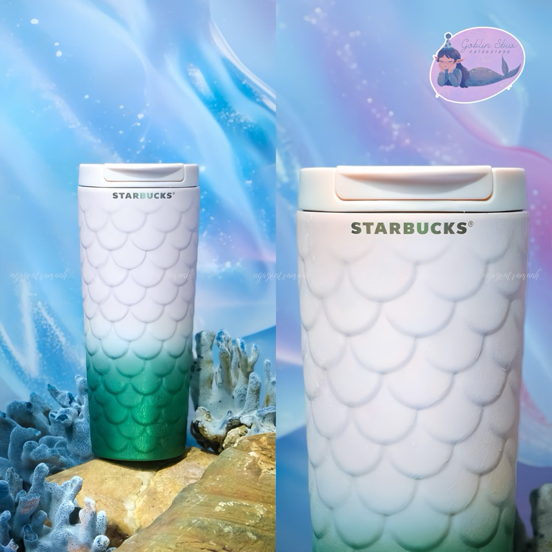 [Limited] STARBUCKS BÌNH GIỮ NHIỆT GRADIENT SCALE SUMMER OCEAN 473ML ...