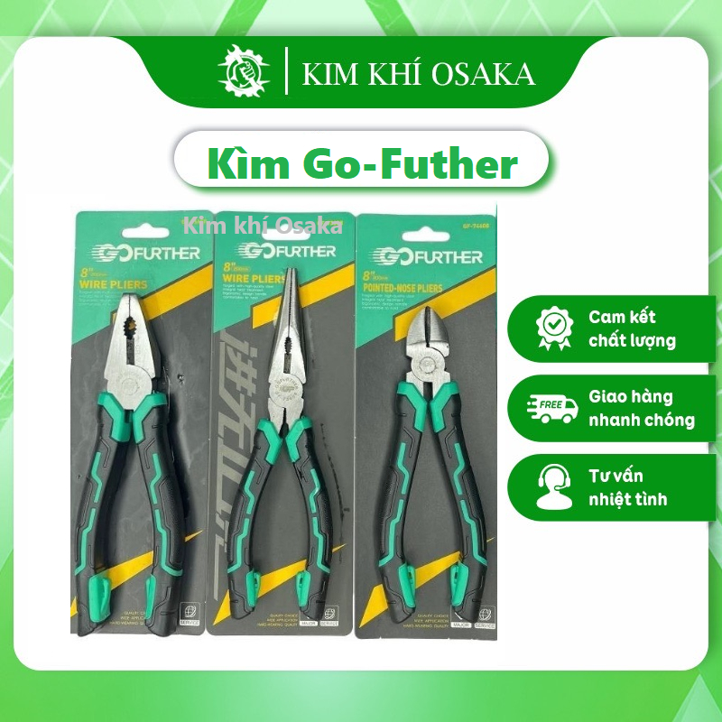 Kìm 6" inch -8" inch Go-Futher hàng chính hãng làm bằng thép CRV tay ...