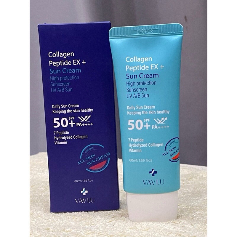 Kem Chống Nắng Vật Lý phổ rộng VAVI.U Collagen Peptide EX+ SPF50+ PA ...