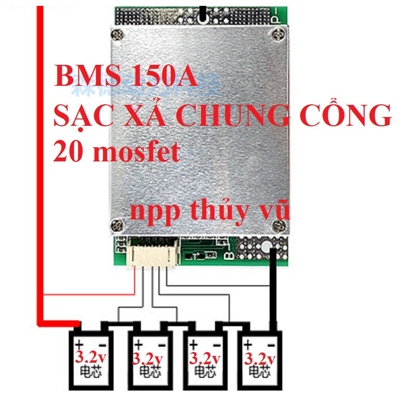 mạch sạc lithium - bảo vệ 4S pin 32650 3.2V-150A | Shopee Việt Nam