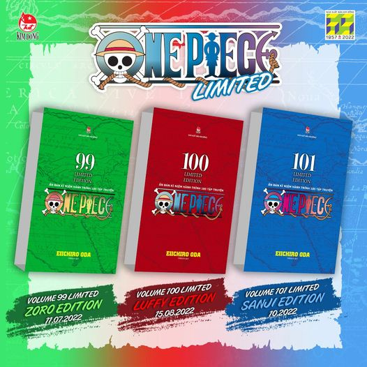 Combo One Piece - Tập 99 100 101 - Bìa cứng Limited Edition | Shopee ...