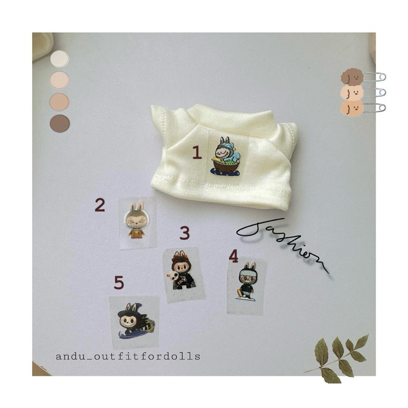 Áo thun ủi nhiệt hình Labubu- size Labubu, 10cm,15cm,20cm | Shopee Việt Nam