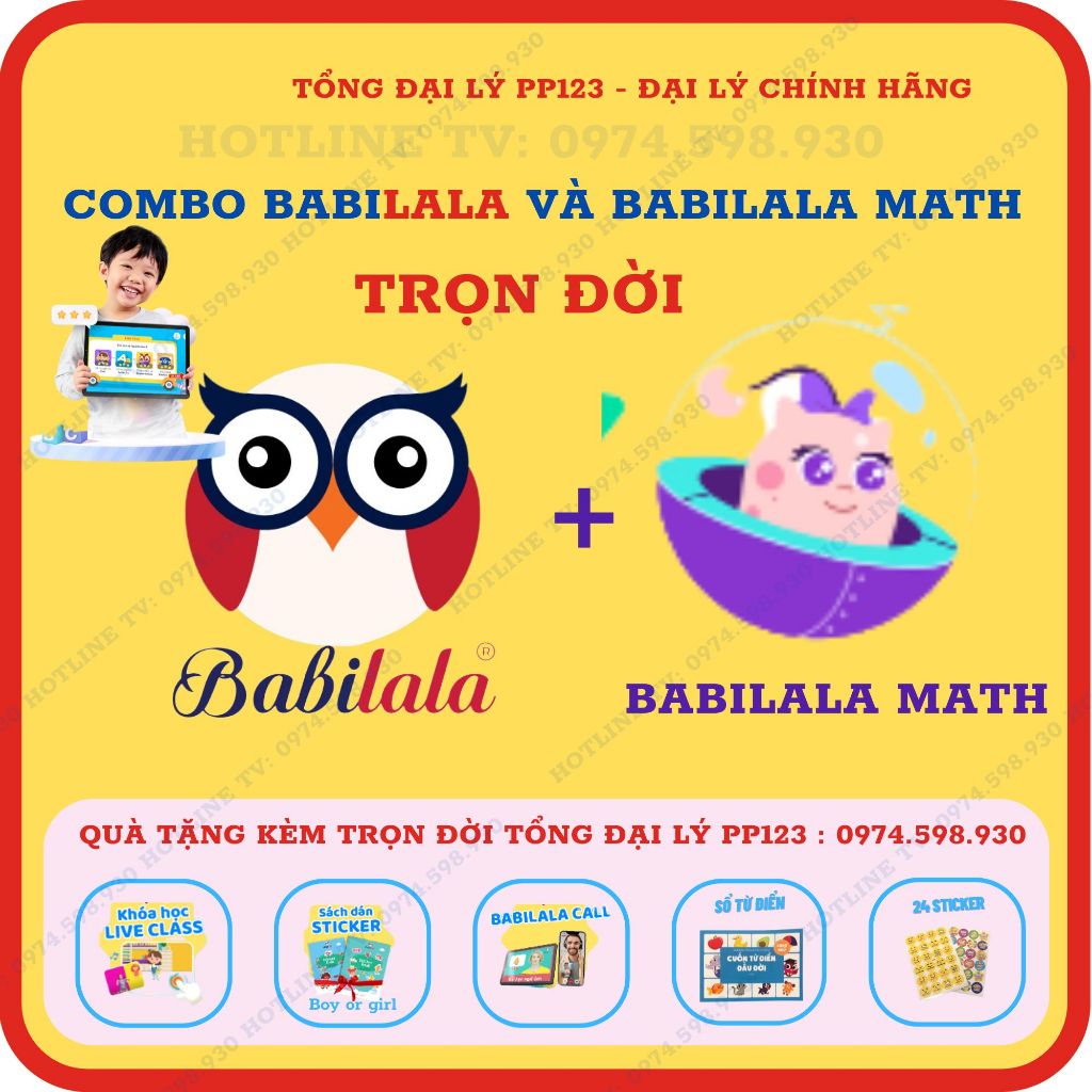 Combo Babilala và Babilala Math Trọn Đời | Shopee Việt Nam