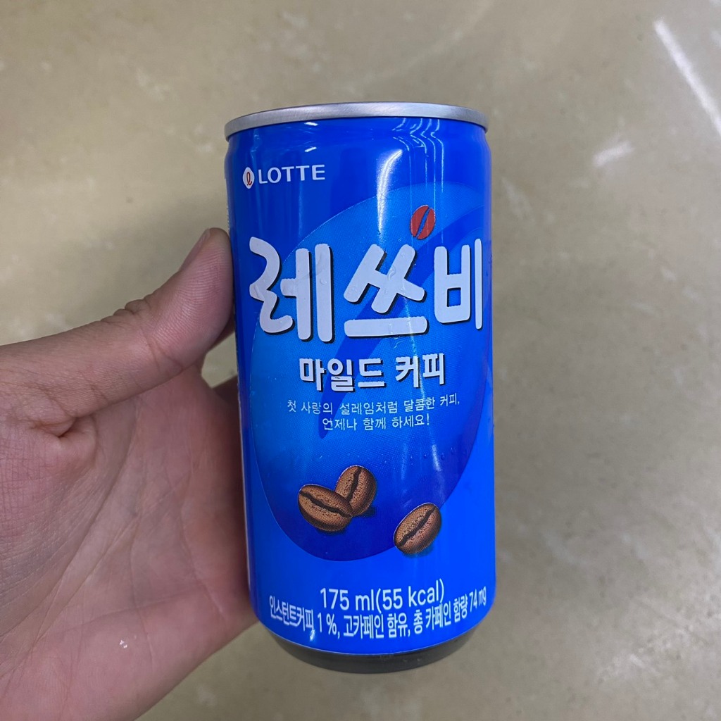Cà Phê Uống Liền Let's Be Mild Lotte Hàn Quốc Lon 175ML Combo 10 Lon ...