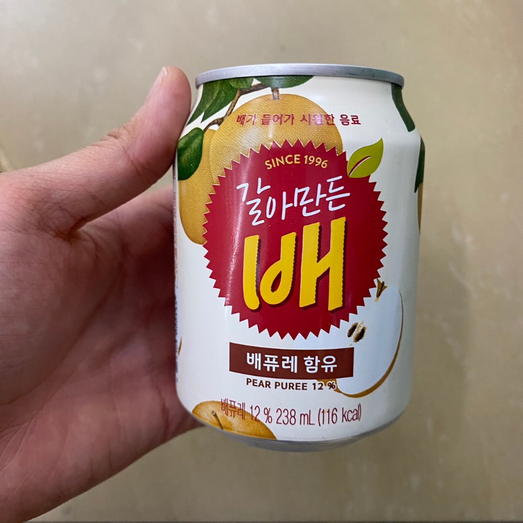 Nước Trái Lê Nghiền Crushed Pear Haitai Hàn Quốc Lon 238ML / 해태음료) 갈아만든 배 238ML | Shopee Việt Nam