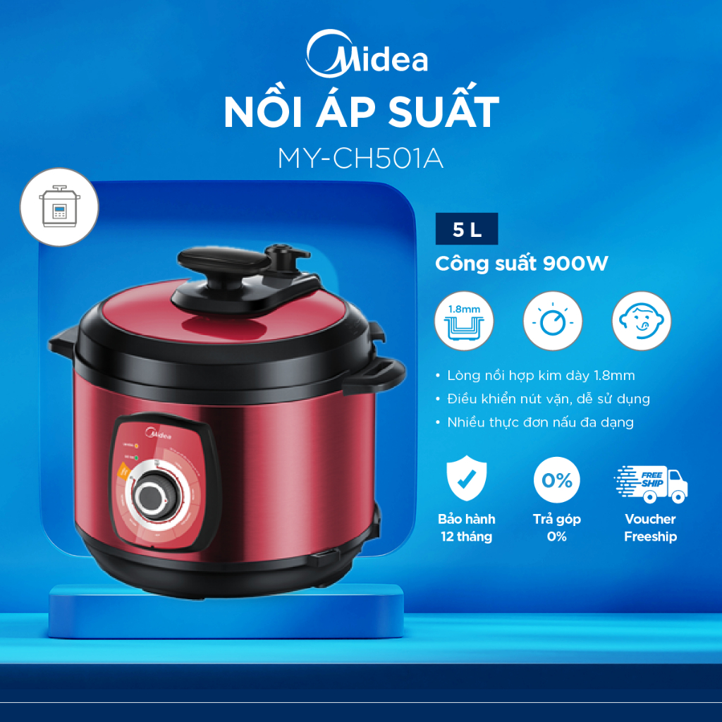 Nồi áp suất Midea MY-CH501A - Hàng chính hãng | Shopee Việt Nam