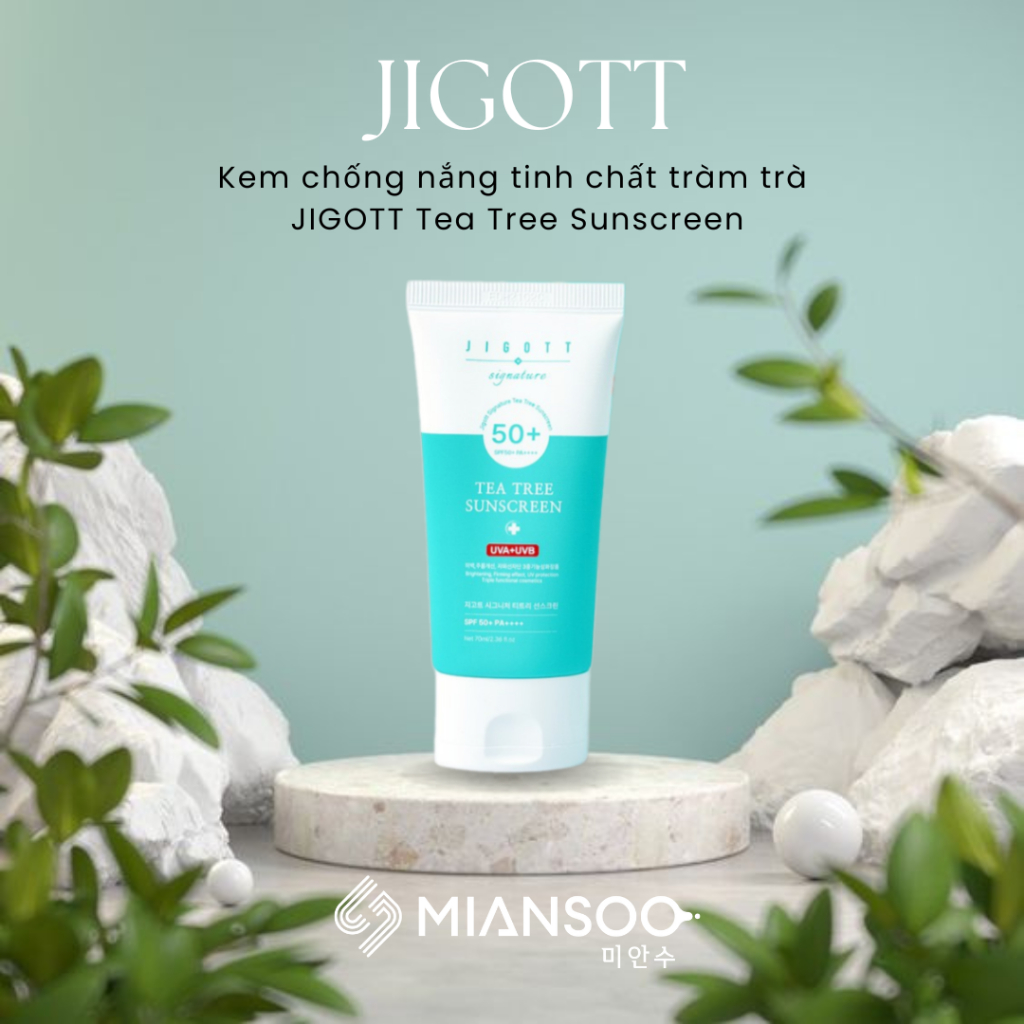 Kem chống nắng tinh chất tràm trà JIGOTT Signature Tea Tree Sunscreen ...