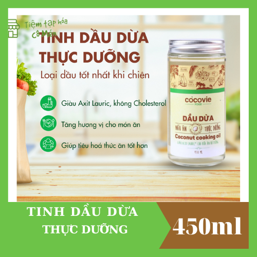 [CHÍNH HÃNG] Tinh Dầu Dừa Thực Dưỡng Cocovie 450ml - [GENUINE] Coconut ...