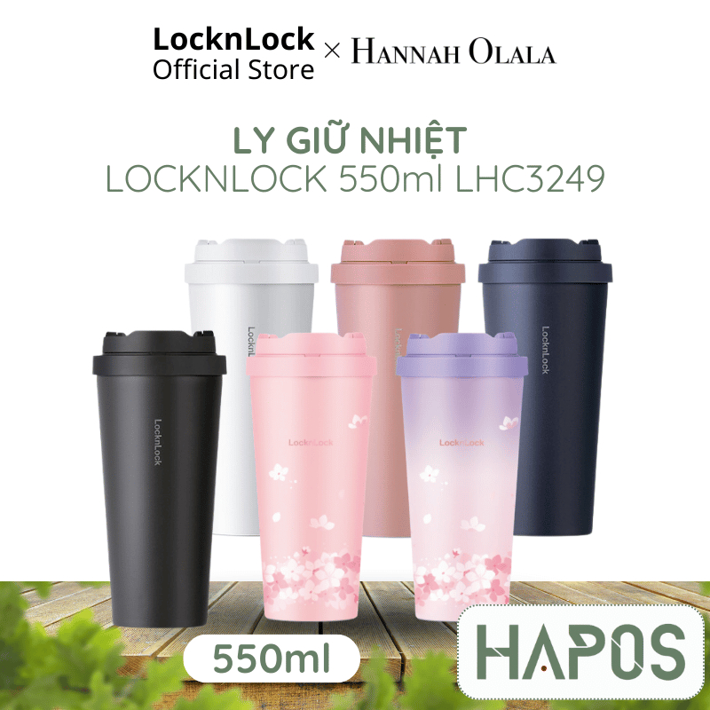Ly giữ nhiệt LocknLock chính hãng 550ml LHC3249 Inox 316L nắp 1 chạm - HAPOS OFFICIAL | Shopee ...