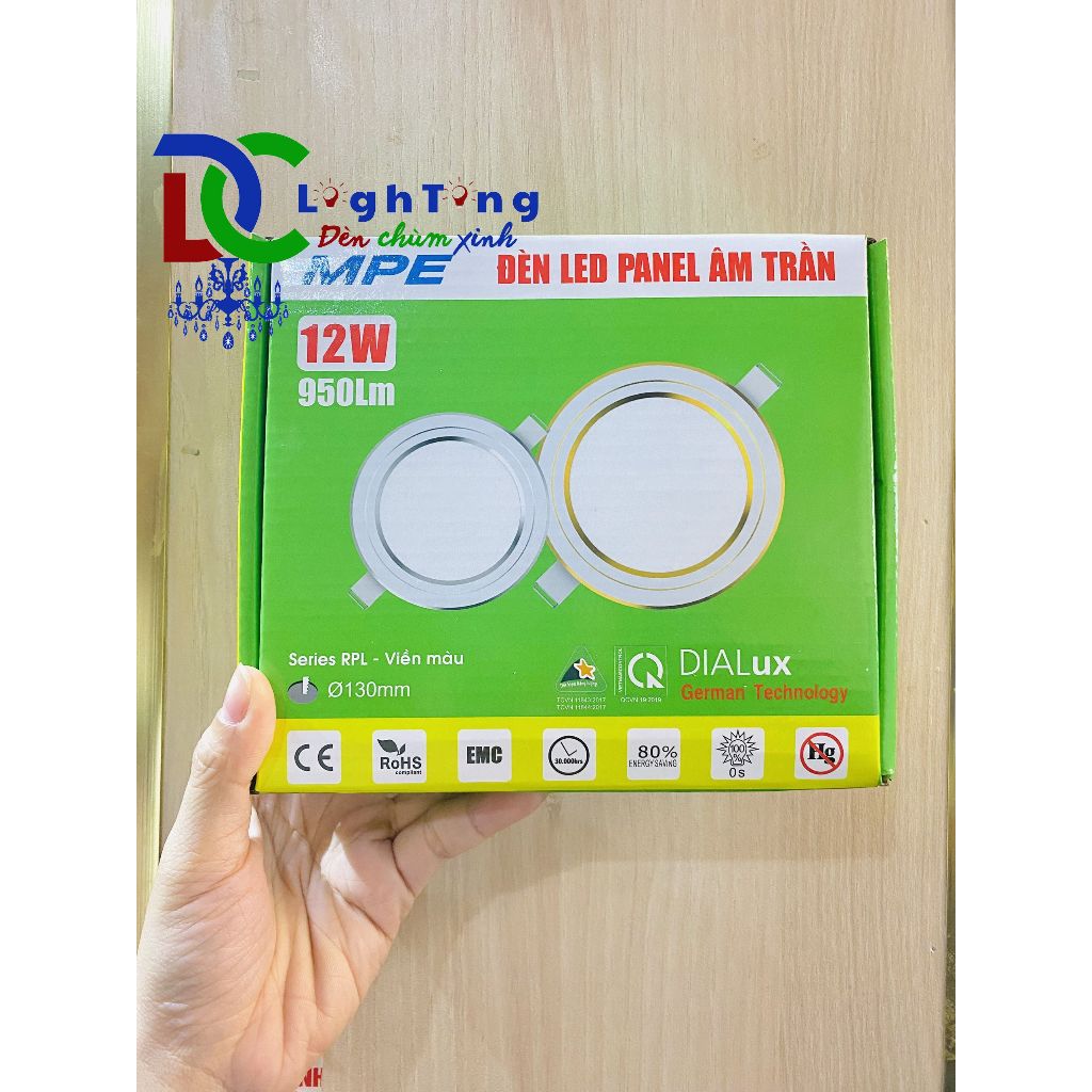 [CHÍNH HÃNG]Đèn led âm trần Panel viền vàng RPL-7/3C/G,RPL-9ST/G,RPL-9S ...