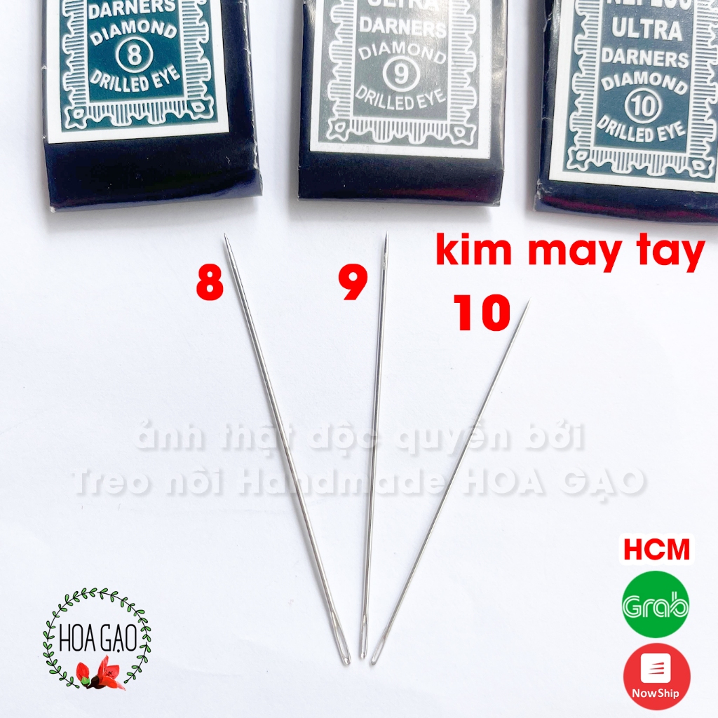 Kim may tay kim khâu số 8 9 10 LOẠI TỐT kim nhựa kim chỉ may vá kim ...