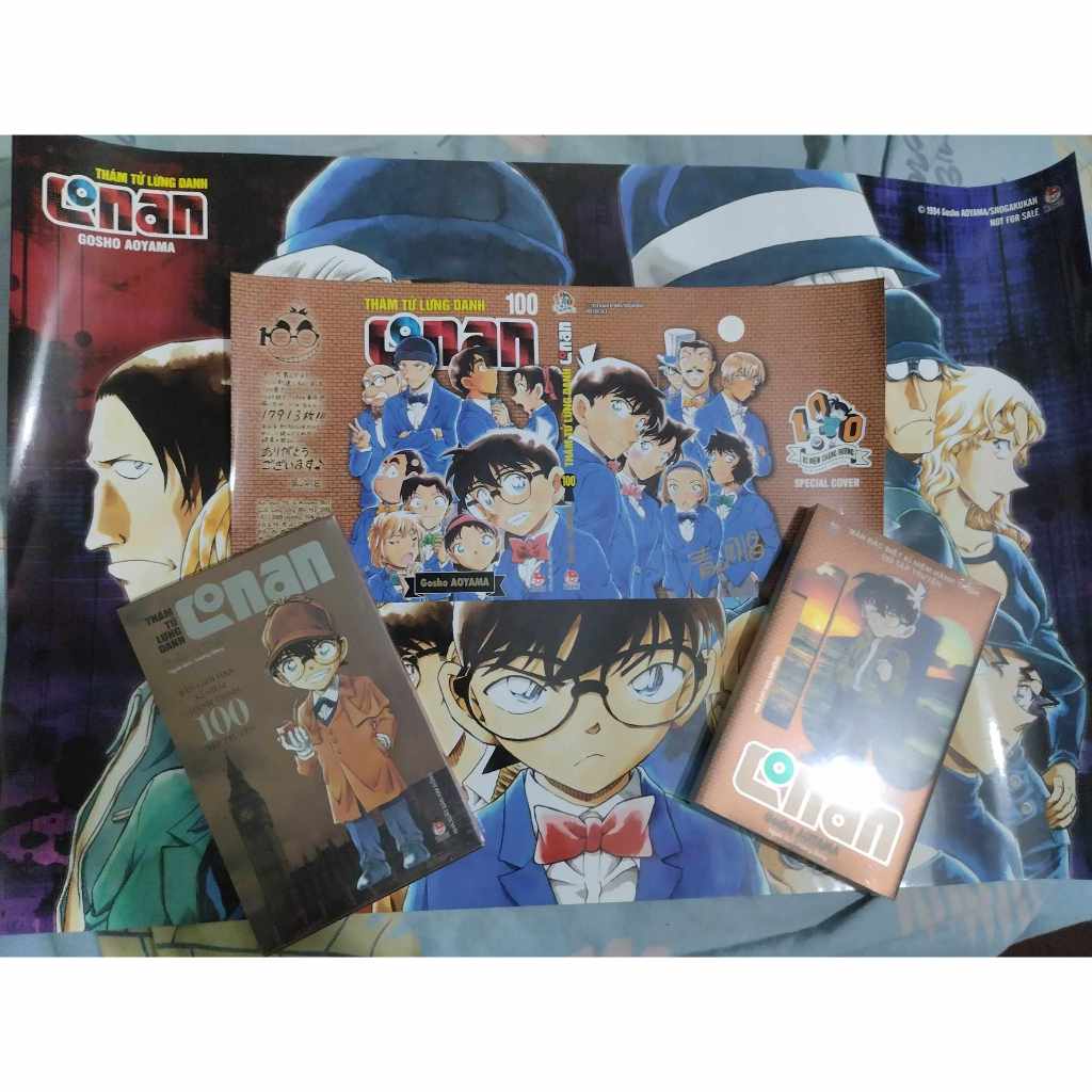 Combo Conan 100 - Đặc Biệt + Limit, Tặng Kèm Poster + Bìa | Shopee Việt Nam