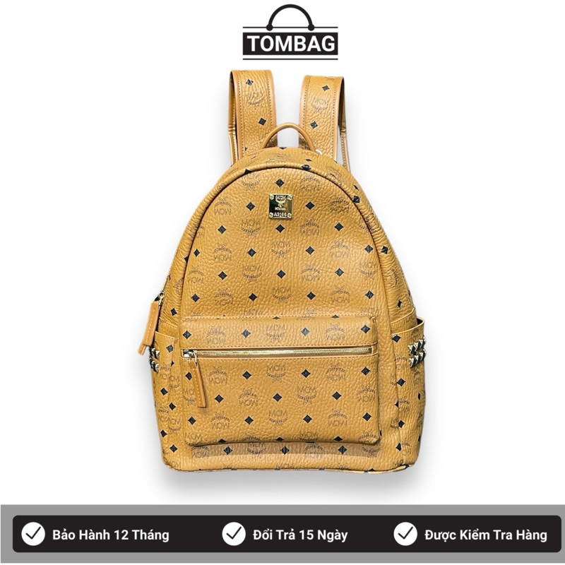 Tombag | Balo Da Đi Học BaLô M-C-M ( size 40 ) Trong Lót Da - Cao Cấp | Shopee Việt Nam