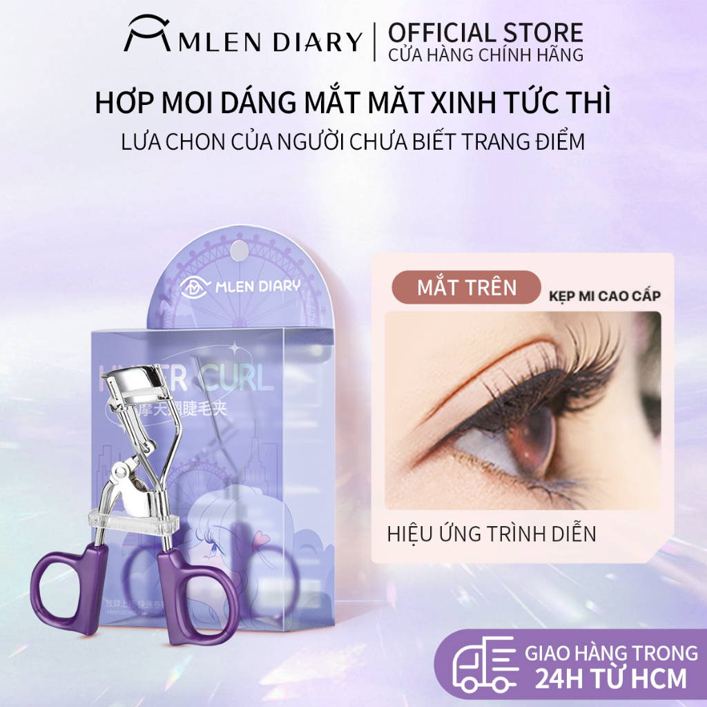 Kẹp mi MLEN DIARY gọng silicon mềm mại giúp mi cong dài | Shopee Việt Nam