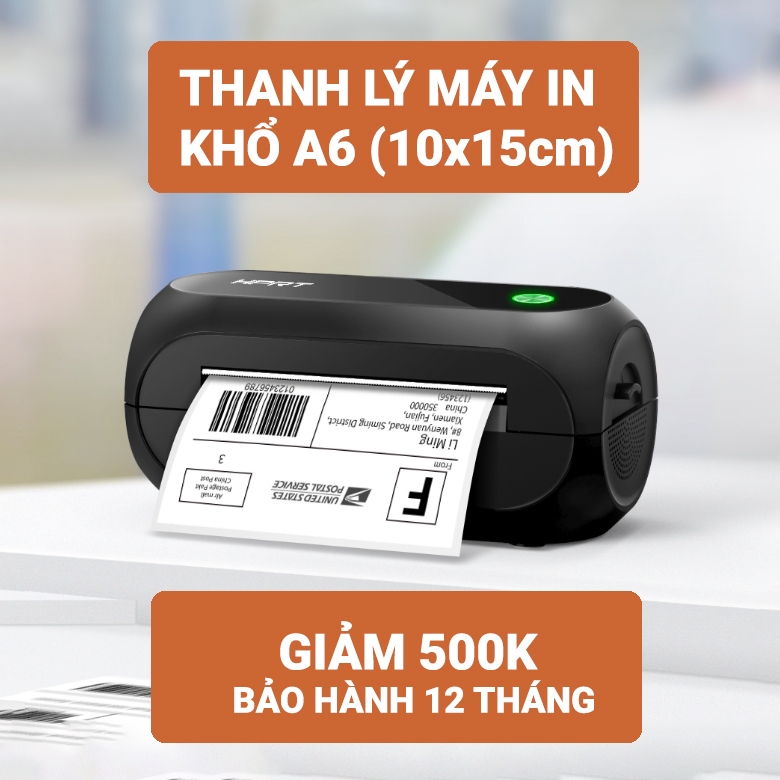 Máy in HPRT SHOPTIDA SL43 in khổ to A6 (10cmx15cm) bảo hành 12 tháng, 1 ...