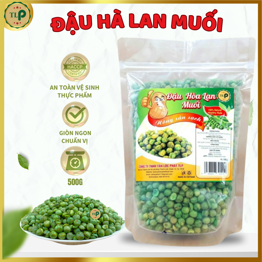 ĐẬU HÀ LAN MUỐI TÂN LỘC PHÁT BỊCH 500G | Shopee Việt Nam