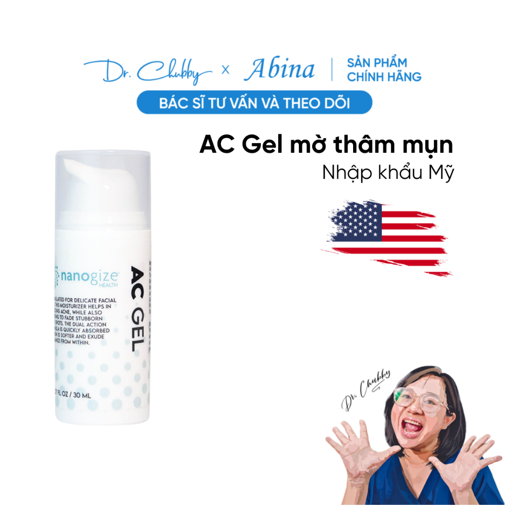 Gel dành cho da mụn thâm Nanogize Ac Gel 30ml - Dr Chubby | Shopee Việt Nam