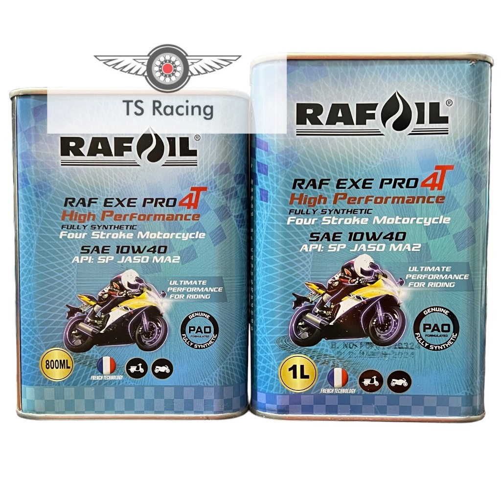 Nhớt Tổng Hợp Rafoil EXE Pro (Vuông Dương) 0.8L 1.0L 10w40 Chính Hãng ...