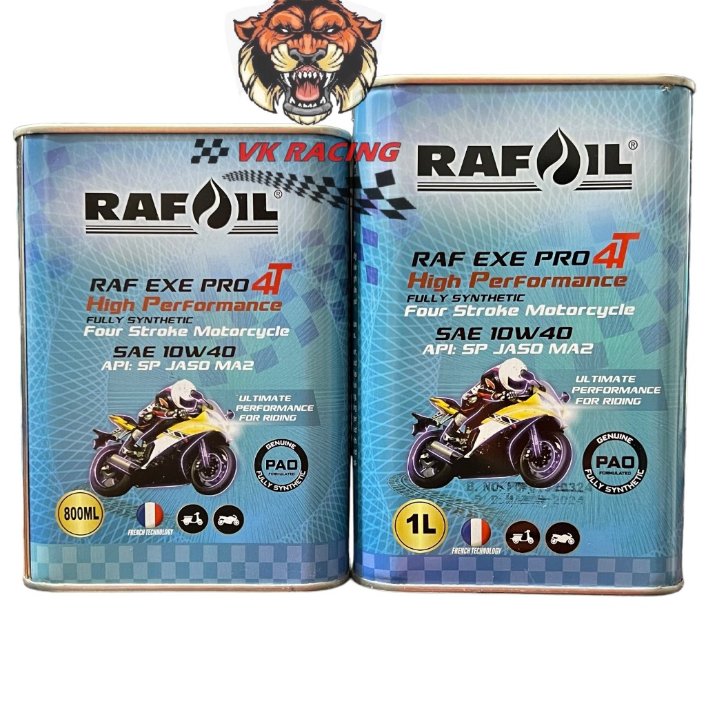 Nhớt Tổng Hợp Rafoil EXE Pro (Vuông Dương) 0.8L 1.0L 10w40 Chính Hãng ...