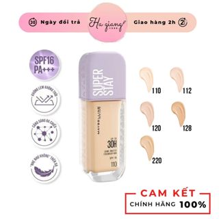 Kem nền Maybelline Superstay Lumi Matte 30H Foundation che phủ nhẹ mặt, Kem nền Maybelline nắp ...