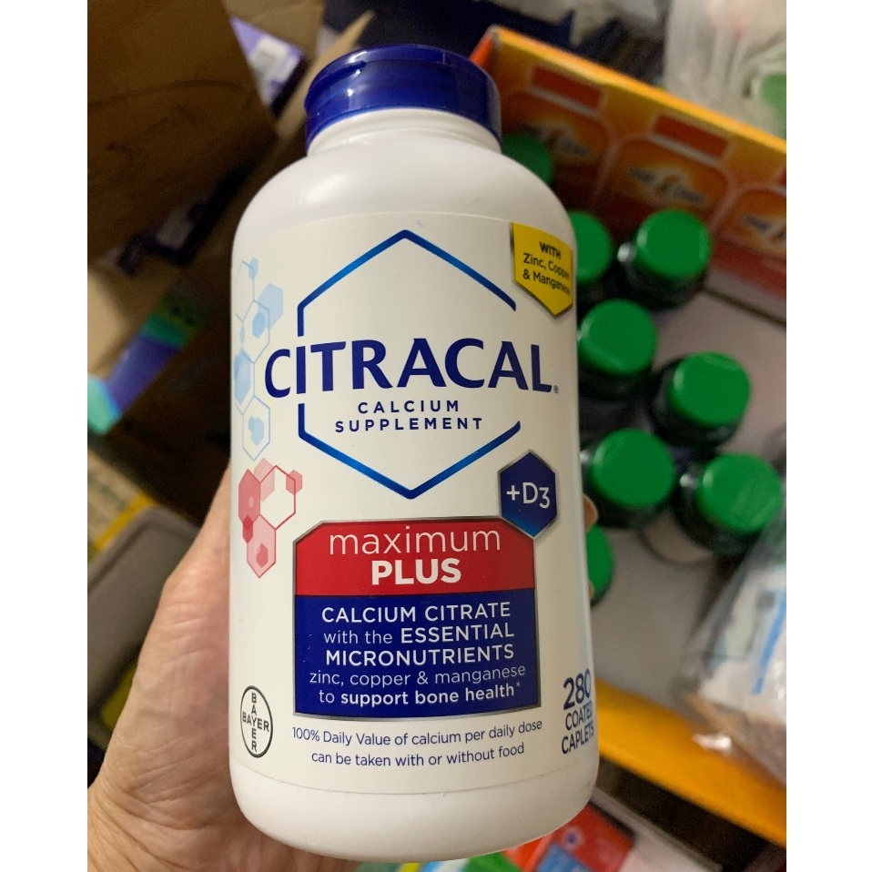 viên uống bổ sung canxi citracal d3 maximum calcium citracal 280 viên ...