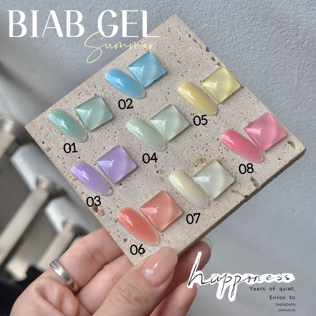 Chọn lẻ màu thạch Candy dạng gel BIAB làm đầy, nuôi dưỡng móng - chính ...
