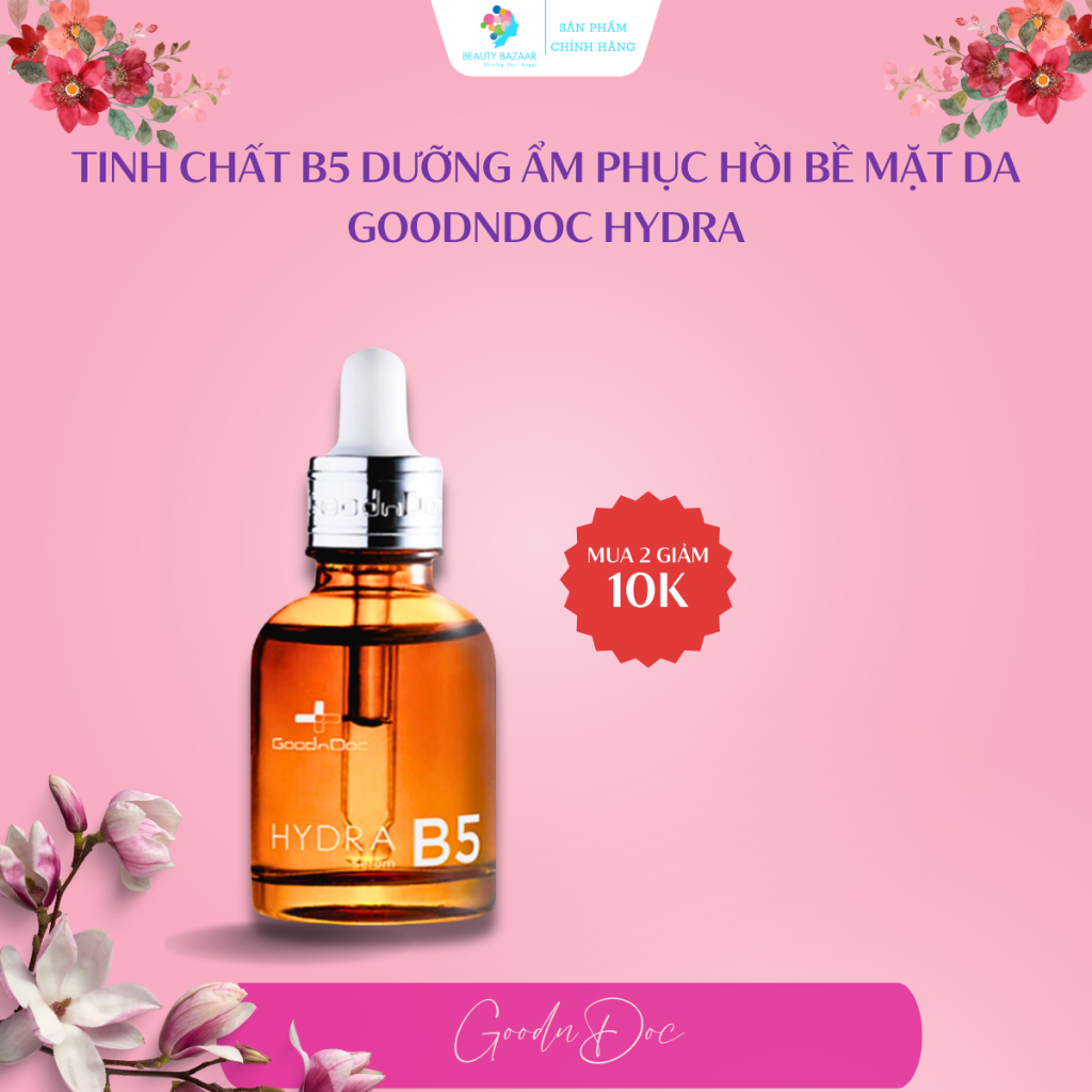Tinh chất B5 dưỡng ẩm phục hồi bề mặt da GoodnDoc Hydra B5 Serum ...