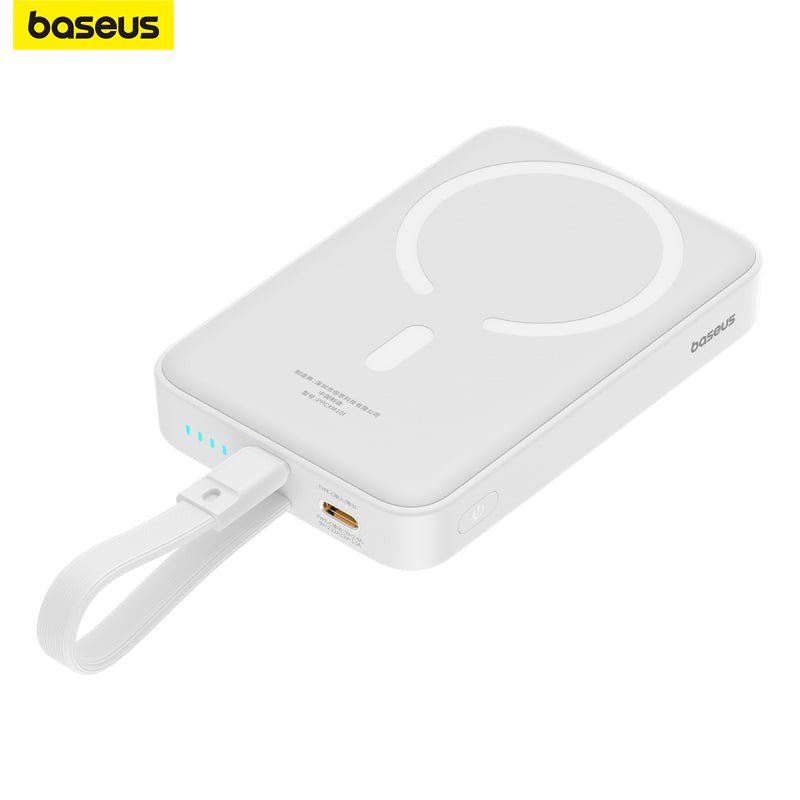 Pin sạc dự phòng Polymer 10000mAh không dây Type C PD 30W Baseus kèm ...