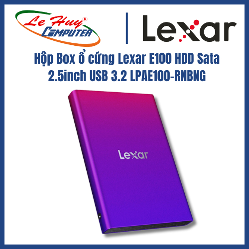 Hộp Box ổ cứng Lexar E100 HDD Sata 2.5inch USB 3.2 LPAE100-RNBNG ...