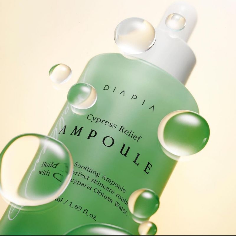 Tinh chất làm dịu da kiềm dầu giúp da căng bóng DIAPIA Mellow D Cypress Relief Ampoule 50ml ...