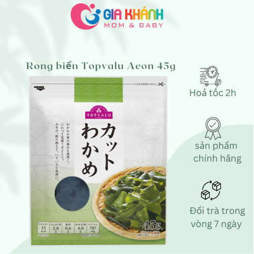 Rong Biển Nấu Canh Topvalu Nhật Bản 45gr - Hương Vị Tươi Mát Từ Biển Cả | Shopee Việt Nam