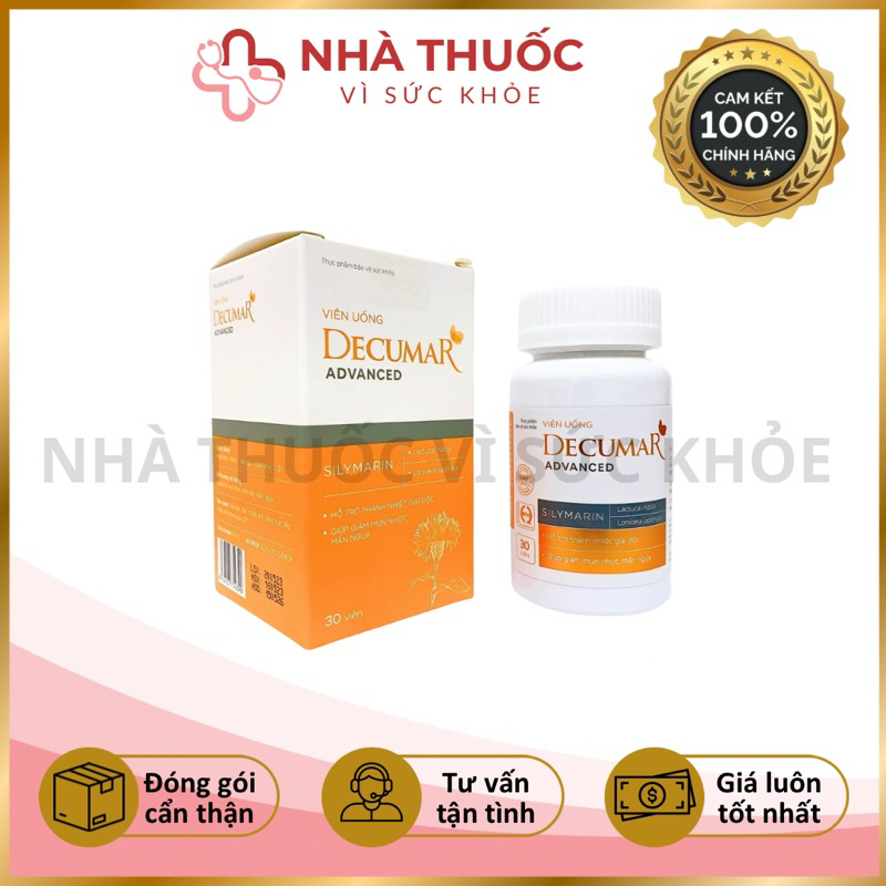 [Chính Hãng] Viên Uống Giảm Mụn Decumar Advanced - Ngừa Mụn Thâm, Sáng ...
