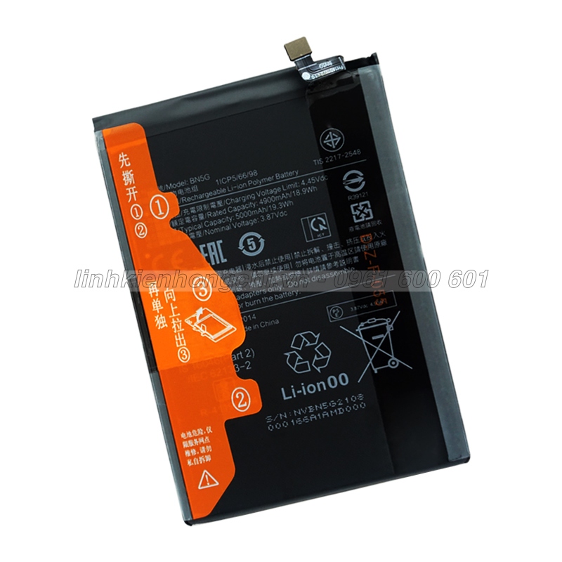 Pin thay thế cho Xiaomi BN5G / Redmi10 C / Redmi 10C / 220333QAG ...