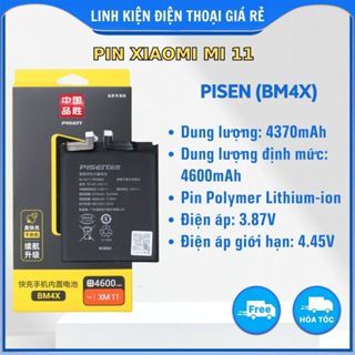 Pin Xiaomi Mi 11/11 Pro/11 Ultra/11 Lite/ 11T/ 11T Pro Chuẩn Pisen ...