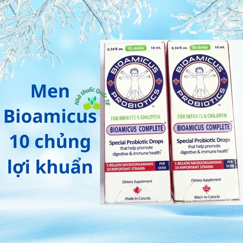 Men 10 chủng BioAmicus Complete 10ml – Men 10 chủng đầu tiên, an toàn ...
