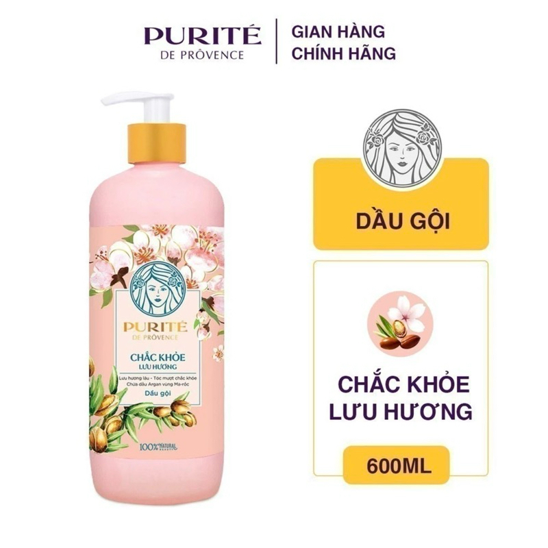 Dầu Gội Purite Hoa Anh Đào và Hoa Hồng 600ml | Shopee Việt Nam