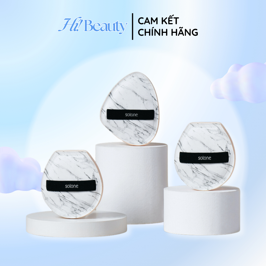 Solone| Bông Mút Vân Đá Độc Đáo Soufflé Mút Trang Điểm Rubycell Cao Cấp Nền Tán Kem Nền Hoàn Hảo ...