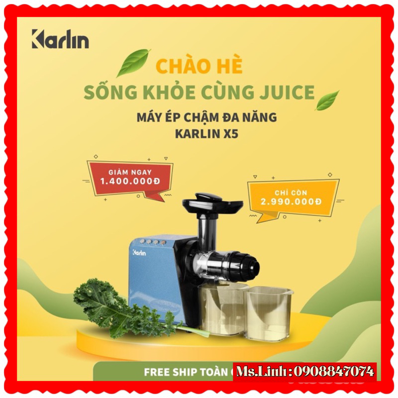 Máy Ép Chậm Karlin x5 | Shopee Việt Nam