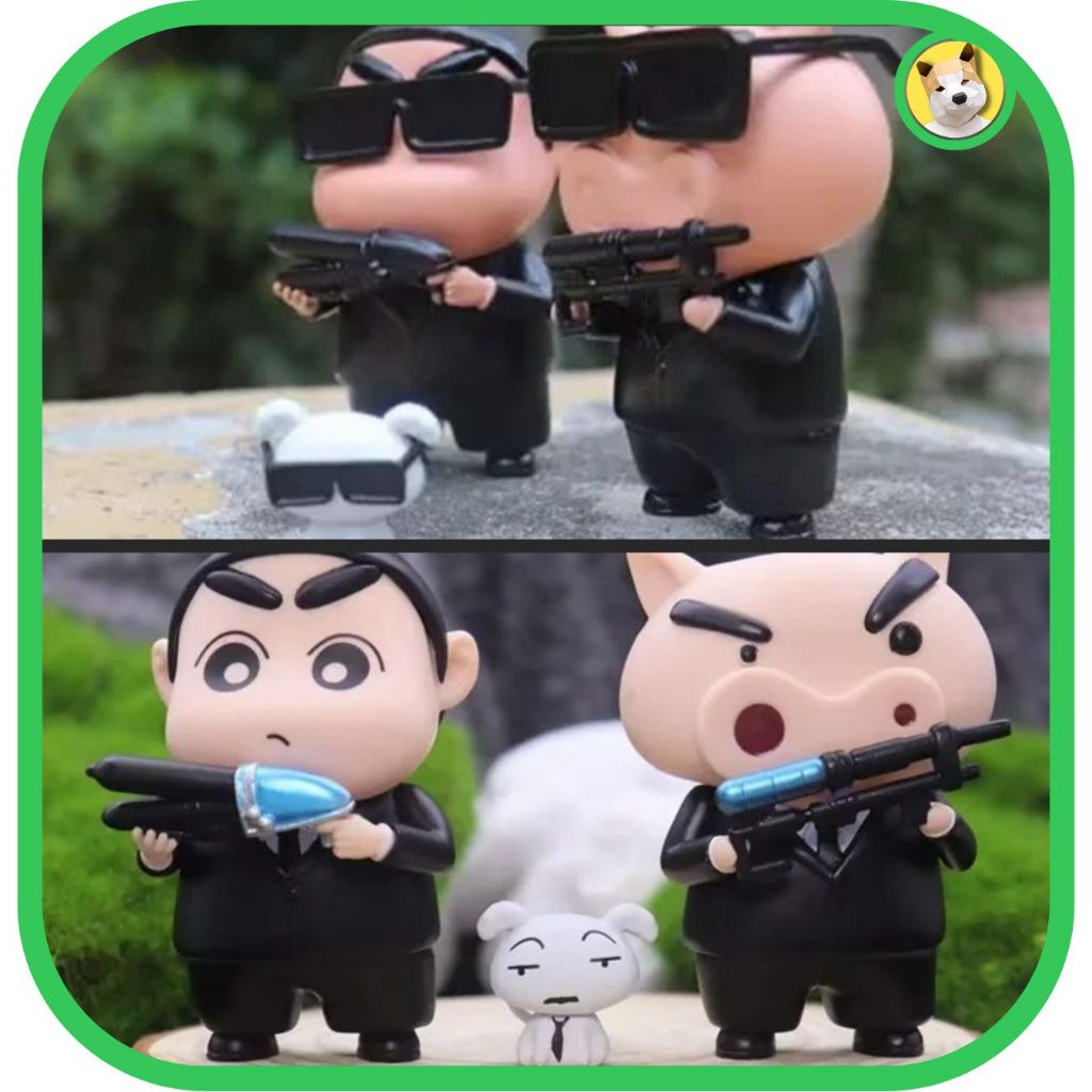 Mô hình Shin chan Shinosuke Cậu bé bút chì biệt đội MAFIA shin mafia ...